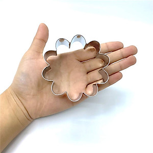 LILIAO Daisy Flower Cookie Cutter - 3.1 x 3.3 inches - Stainless Steel
