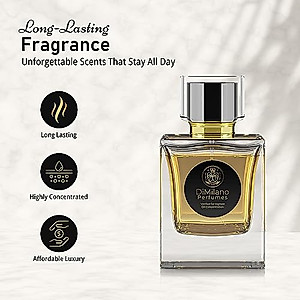 DiMilano Impressions of Designer Perfumes |Baccarat Rouge Extrait|540|Satin Mood| Cr. Aventus|Pheromenes|T. Ford Oud Wood (EDP) 1.7 oz. or 50 ml (Cr. Silver Mountain)