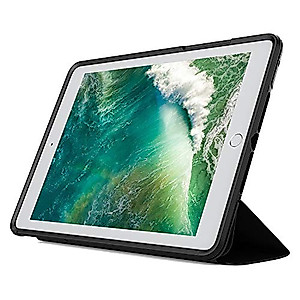 OTTERBOX Symmetry Folio Series Case for iPad (5th and 6th Generation) - Retail Packaging - Starry Night - (Clear/Black/Dark Grey Microsuede)