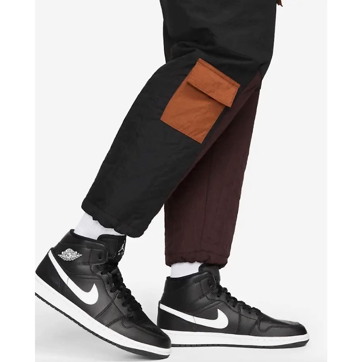 Nike Air Jordan Cosy Nylon Utility Pants Brown Size Small