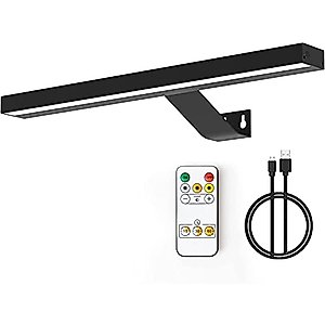 MIOBLUE Wireless Picture Lights,Rechargeable Battery Art Display Light with Remote Control, Dimmable/Timer Off Dartboard Light, 16 Inch Full Metal Accent Light with 40LEDs for Paintings, Picture,Frame