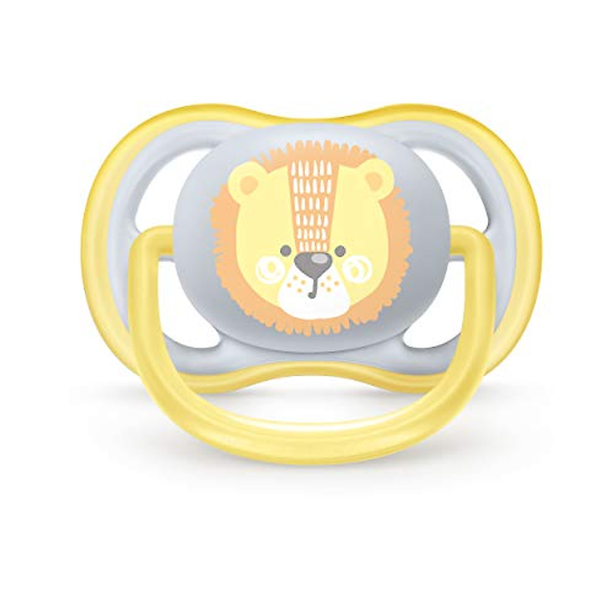 Philips AVENT Ultra Air Pacifier, 0-6 Months, Elephant,Lion, 4 Pack, SCF085/07