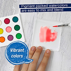 Faber-Castell Paint by Number Watercolor Bold Floral - Adult Paint by Number Kit on Canvas - DIY Flower Painting