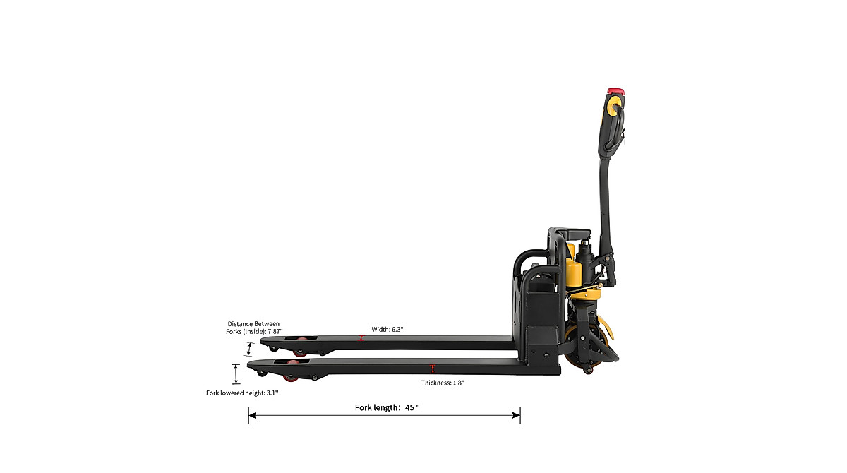 Xilin Electric Pallet Jack - 3300lbs Capacity & Extra Battery