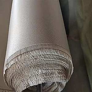 Heavy-Duty Fiberglass Fire Retardant Blanket, Large Welding Fireproof Thermal Resistant Insulation (Color : Gray, Size : 4X5M)