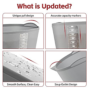 TroHollis™, Silicone Crock Pot Liners Reusable Insert, Fit 6QT Oval & Round Slow Cooker Divider Liner, Premium Food-Safe Silicone,Black