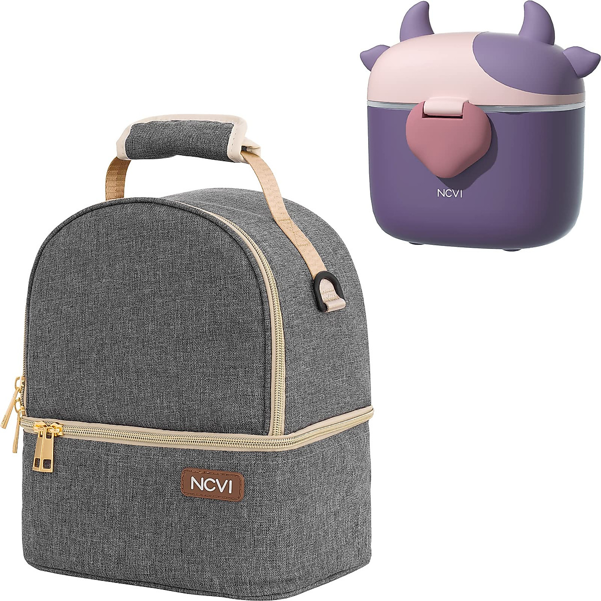 NCVI Breastmilk Cooler Bag and Baby Formula Dispenser