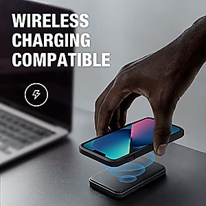 RAPTIC Shield for iPhone 13 Case for iPhone 14 Case, Shockproof Protective Clear Case, Military 10ft Drop Tested, Durable Aluminum Frame, Anti-Yellowing Technology Phone Case for iPhone 13, Black