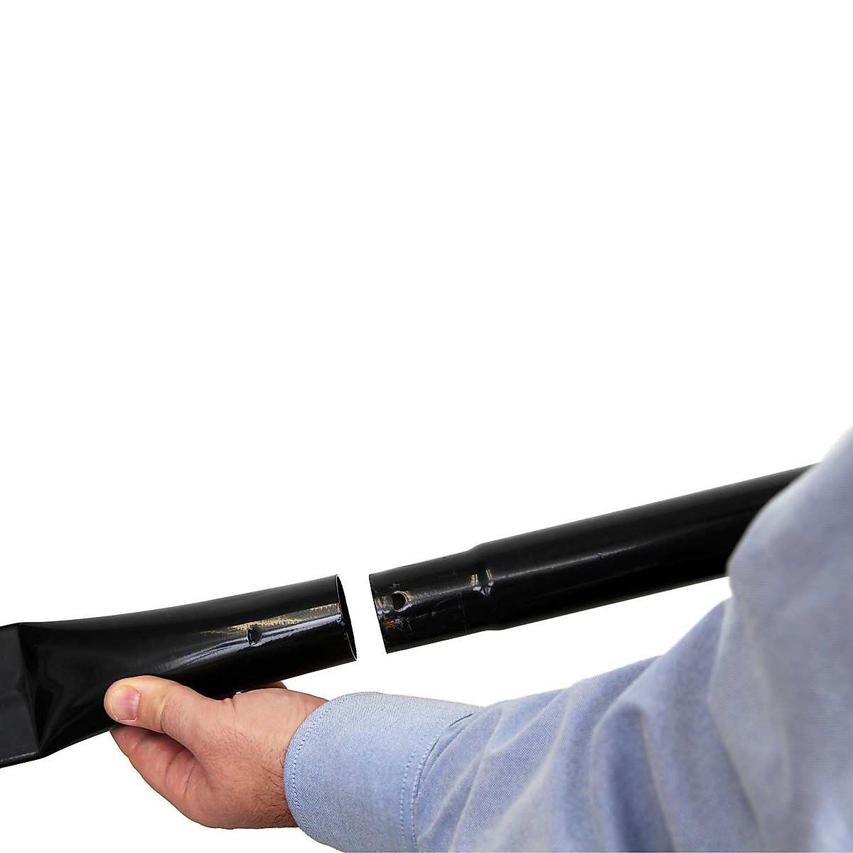 SmartSign - K-BASE-14 Cast Iron Sign Base By | 14” Od Stand With 4’ Post And Sign Bolts & Nuts Black