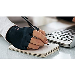 Copper Compression Arthritis Gloves - Orthopedic Brace - Copper Infused Fingerless Glove for Arthritis Pain. For Women & Men