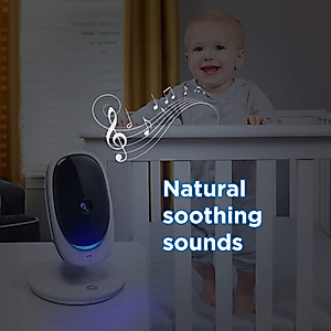 Motorola Comfort 50-2 Video Baby Monitor 5" LCD Color Display and 2 Cameras with Digital Zoom, Two-Way Audio, Infrared Night Vision and 5 Soothing Lullabies