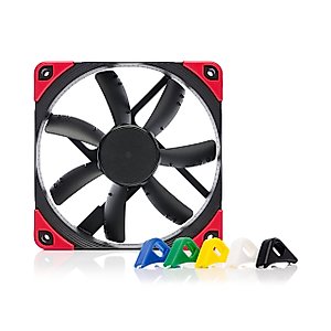 Noctua NF-S12A PWM chromax.Black.swap, Premium Quiet Fan, 4-Pin (120mm, Black)
