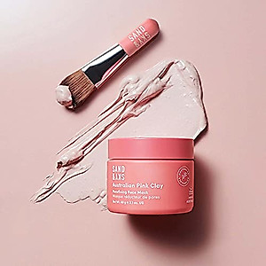 Sand & Sky Australian Pink Clay Porefining Mask for Blackheads, Enlarged Pores and Pigmentation
