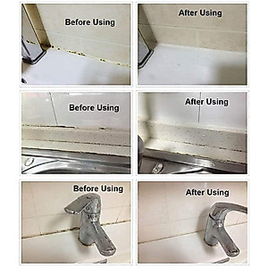 MXY Household Bathroom Black Spot Remover for Bathtub Shower Tile Caulk Washing Machine Rubber Ring 2 units