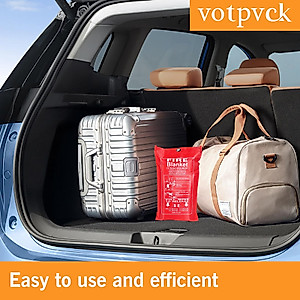 Votpvck Emergency Fire Blanket for Home and Kitchen,Fireplace Grill Camping,Survival Gear Emergency Supplies,Flame Retardant Protection and Heat Insulation,2 Pack Fibeglass Blanket 39’’x39’’