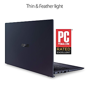ASUS ExpertBook B9 Thin Light Business Laptop 14” FHD Intel Core i7-10510U 512GB SSD 16GB RAM Military Grade Durable Up to 24hr Battery Webcam Privacy Shield Win 10 Pro Black B9450FA-XS74
