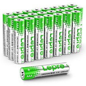 Lepro AAA Batteries 24 Pack, Triple A Batteries with Ultra Long-Lasting Power – High Performance,1.5V Leak-Proof, Corrosion-Resistant Alkaline AAA Batteries, Ideal for Home & Office Devices