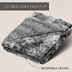 Luxury Plush Blanket - Cozy, Soft, Fuzzy Faux Fur Throw Blanket for Couch - Ideal Comfy Minky Blanket for Adults for Cold Nights by Everlasting Comfort