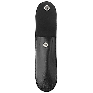 Bottle Opener Leather Case New Bottle Opener Holster Small Leather Bag Wine Knife Set Wine Tool Holder PU Bag (Black)
