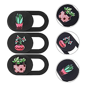 PartyKindom 3Pcs Camera Cover Tablet Webcam Lids Smartphone Privacy Covers Computers laptops Phone Webcam Cover Camera Slide Blocker phablet Mobile Phone Supplies Cell Phone abs Plastic