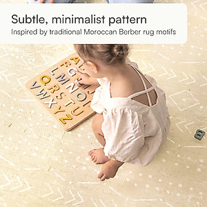 Lillefolk Premium Foam Play Mat for Baby - Large 72”x48” Non-Toxic, Soft Thick Activity Playmat for Girl or Boy; Interlocking Puzzle Tiles, Floor Mats for Infants Tummy Time, Crawling