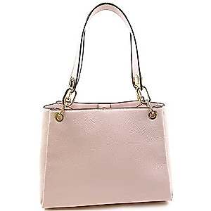 Michael Kors Women's Trisha Large Shoulder Bag Tote Purse Handbag (Powder Blush)