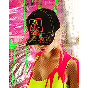 Goorin Bros. The Farm Drip Collection Unisex Adjustable Trucker Hat, Black (DRIIPP), One Size