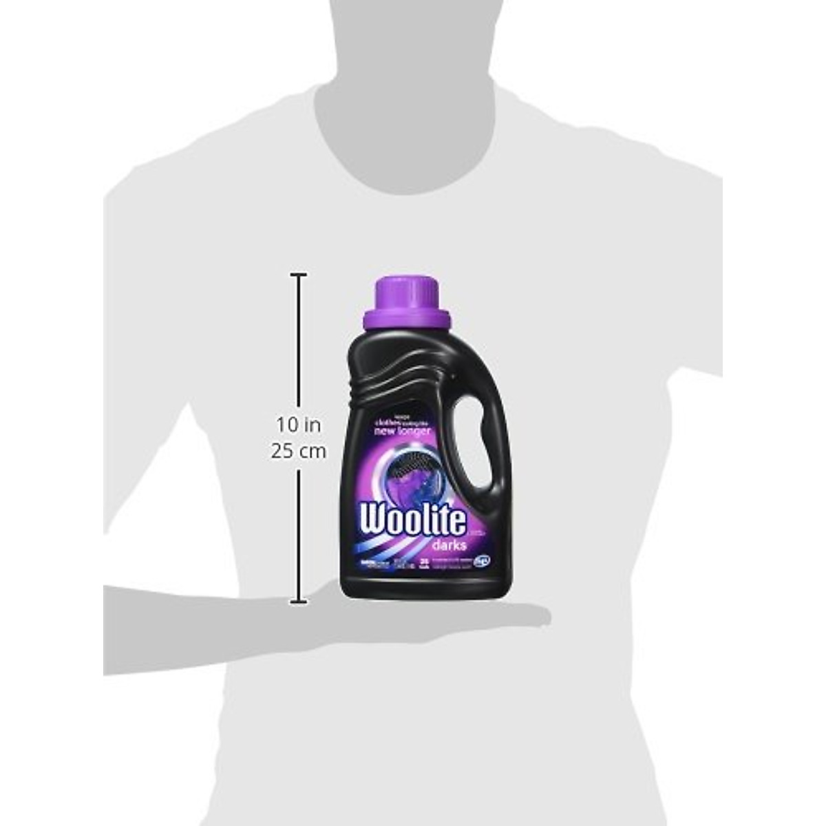 Woolite Darks Defense Liquid Laundry Detergent, Light Fresh Scent, 33 Loads, 50 Fl Oz