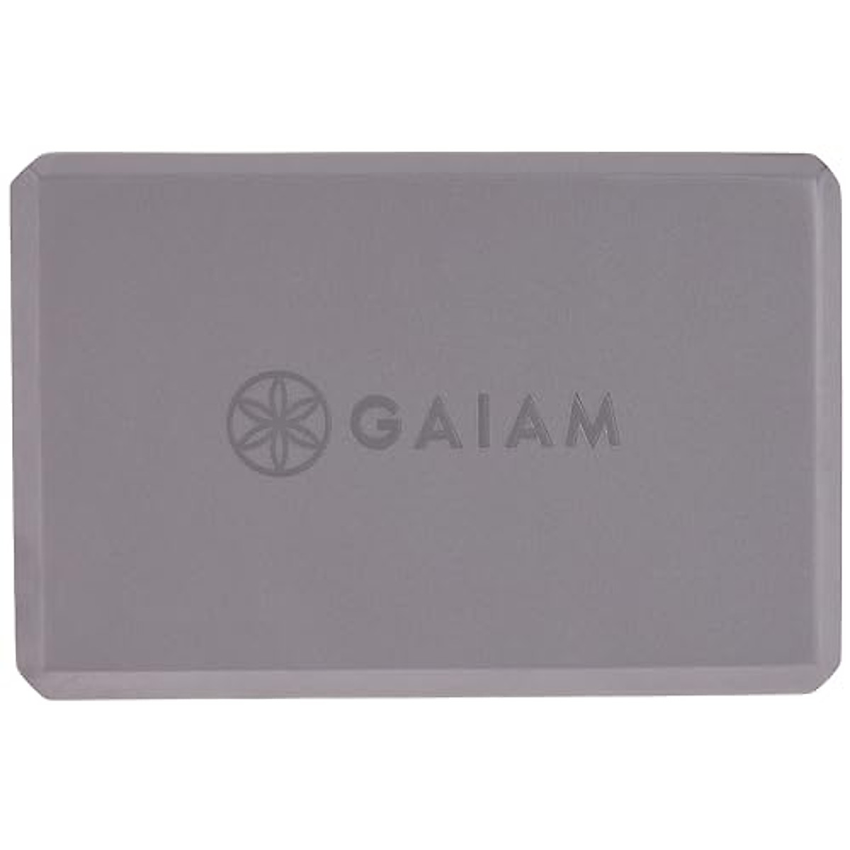Gaiam Yoga Block - Supportive Latex-Free Eva Foam - Soft Non-Slip Surface with Beveled Edges for Yoga, Pilates, Meditation - Yoga Accessories for Stability, Balance, Deepen Stretches