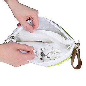 Bumco Diaper Clutch Bag and Mini Diaper Cream Spatula - Baby Travel Essential, Small Baby Bag with Wipes Dispenser, BPA-Free Butt Spatula Baby, Mini Diaper Cream Applicator with Case, Baby Essentials