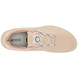 ECCO Women's Biom Hybrid 3 BOA Hydromax Water Resistant Golf Shoe, Rose DUST, 6-6.5