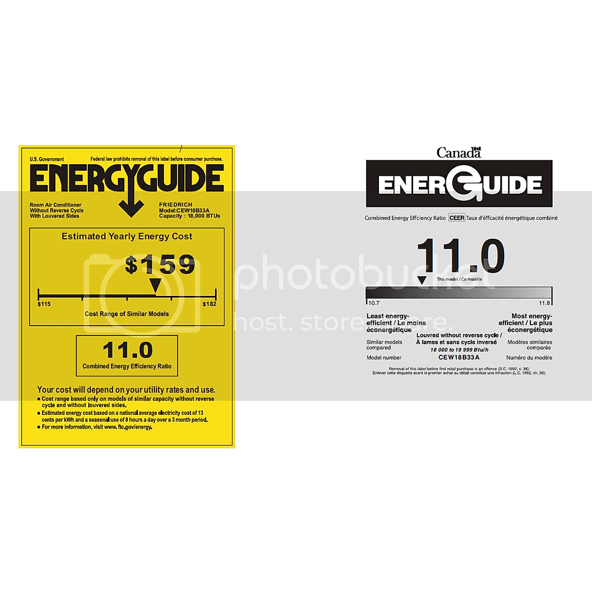 Friedrich CEW18B33A Chill Premier Smart Air Conditioner Window Unit, WiFi Mobile Control, White, Heating & Cooling Capacity (18000 BTU)