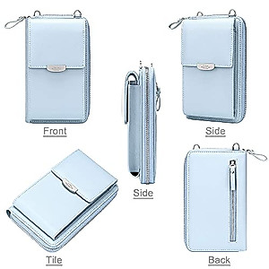 OIDERY Small Crossbody Phone Bags Cellphone Wallet Purse for Women with Credit Card Slots