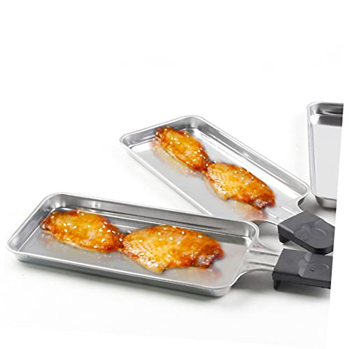 Hemoton 12 Pcs Round Serving Tray Food Trays Round Baking Pan 9x9 Baking Pan Kitchen Baking Pan Baking Steel Stainless Steel Stainless Steel Bread Pan Metal Pan Rectangle Bakeware Oven