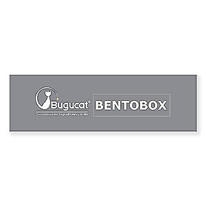 Bugucat Bento Box, Lunch Box with 4 Compartments and Cutlery, Reusable Bento Lunch Box for Adults, Food Storage Containers for School Work and Travel BPA-Free, Microwave-& Dishwasher-safe