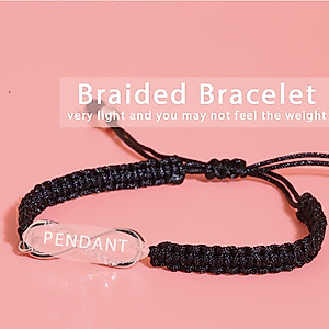 MAOFAED Buffalo Gift Buffalo Spirit Strength Abundance Gratitude Buffalo Bracelet for Men Women (buffalo spirit cardbr)