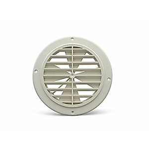 Thetford RV Camper Ceiling AC Vent with Damper White PN 94275