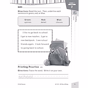 180 Days of Writing for First Grade - An Easy-to-Use First Grade Writing Workbook to Practice and Improve Writing Skills (180 Days of Practice)