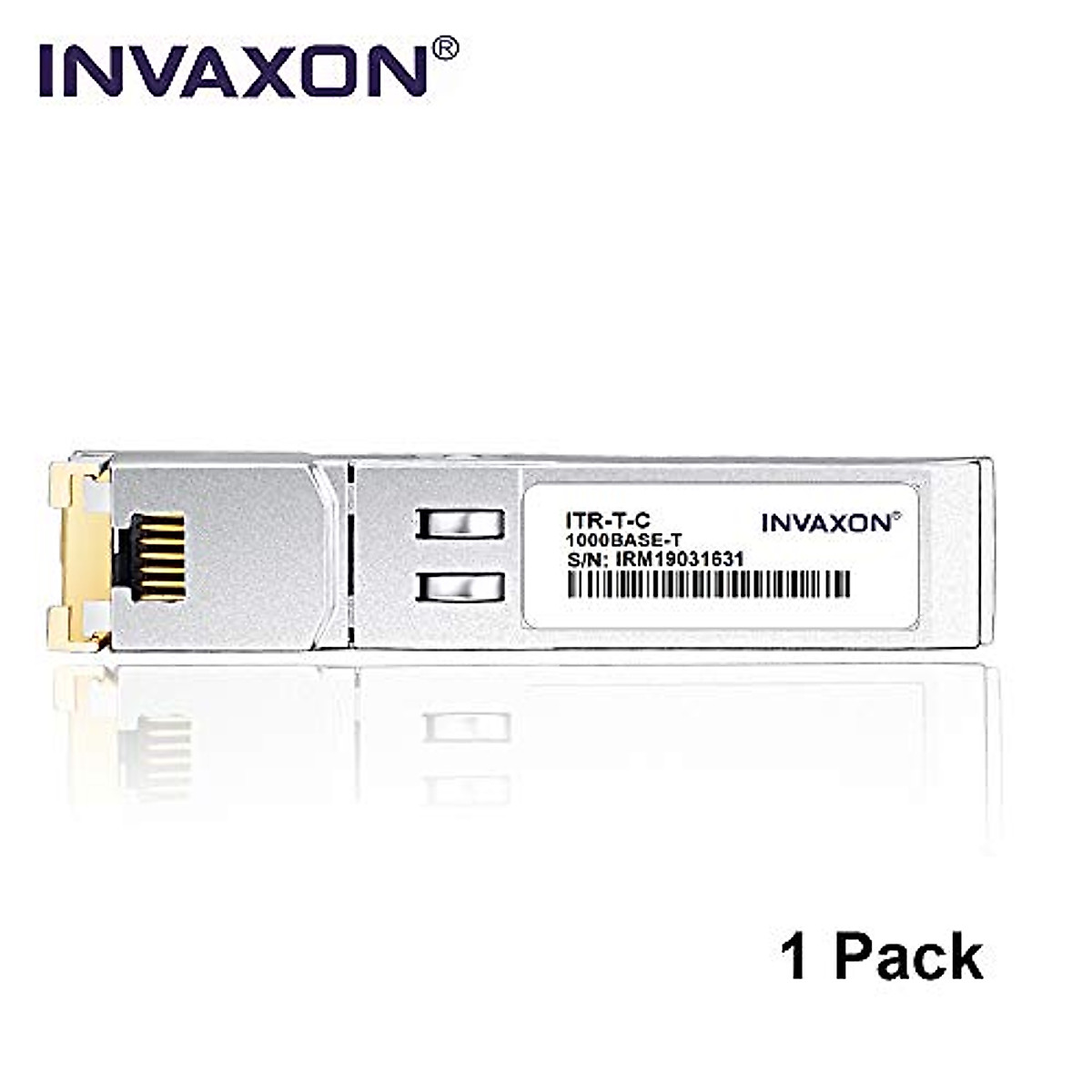 1 Pack 100% Compatible for GLC-T GLC-TE Copper SFP Transceiver 10/100/1000BASE-T Reach 100m