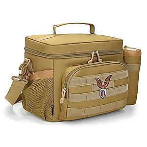 Lunch Box For Men Or Large Lunch Bag For Women - Durable Cooler Lunch Box With Thick Insulation; Can Be Mens Lunchbox For Work, Tactical Lunch Box or Insulated Lunch Bags for Women