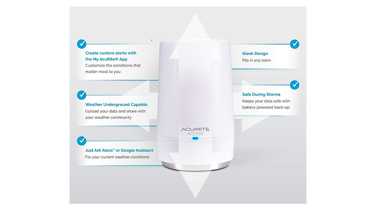 AcuRite Access 09155M Remote Weather Monitoring with Alexa