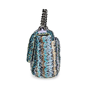 Steve Madden Prism Woven Crossbody, Lilac