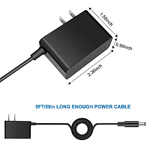 TTODDE UL Listed 6V 2A AC/DC Adapter 6V Power Supply Charger 6V Adapter 2A 1.5A 1A 0.5A 0.3A 12W DC 6V Power Adapter for Omron Healthcare Upper Arm Blood Pressure Monitor, Touchless Trash Can