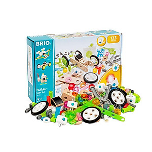BRIO 34593 Builder Light Set | Wooden Toy Train Set for Kids Age 3 and Up