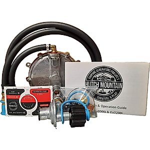 Hutch Mountain Generator Propane Conversion Kit EU3000is- Trifuel Generator Conversion Kit for Propane, Gasoline and Natural Gas, Portable Generator Conversion Kit Compatible with Honda EU3000is