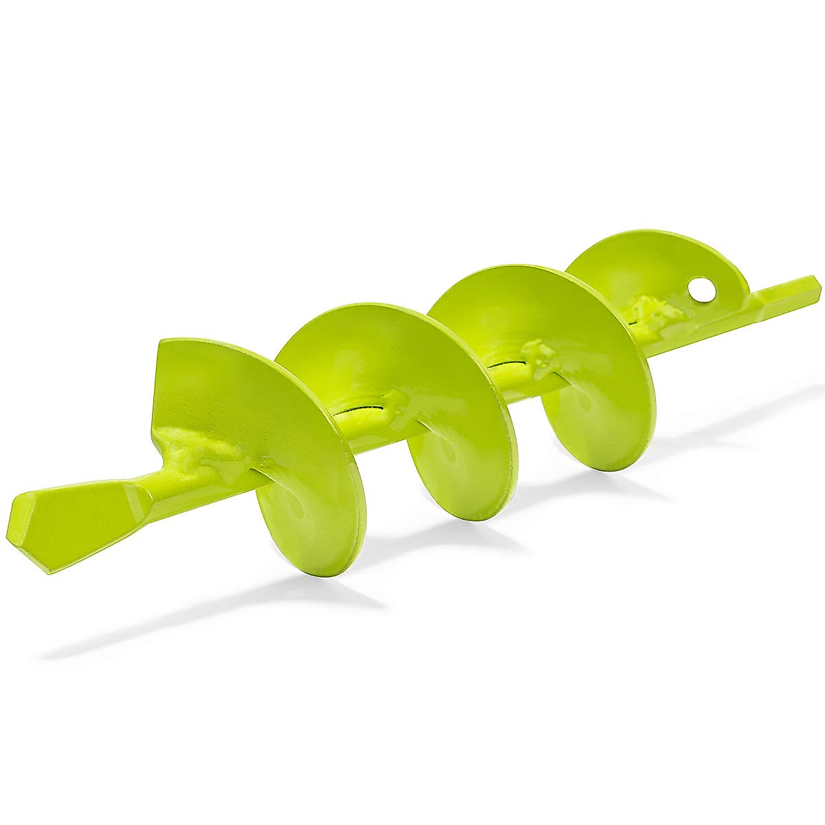 XtremepowerUS 2” x 9" inch Plant Flower Bulb Auger Drill Bit Garden Flower Auger Earth Dirt Hole Digger Bedding Plant Auger for 3/8” Hex Drive Drill