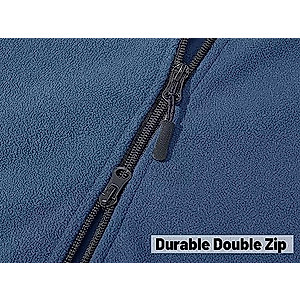 TACVASEN Military Jacket Men with Multi-Pockets Full Zip Stand Collar Hiking Jackets Midweight Winter Coat Fall Winter Outerwear