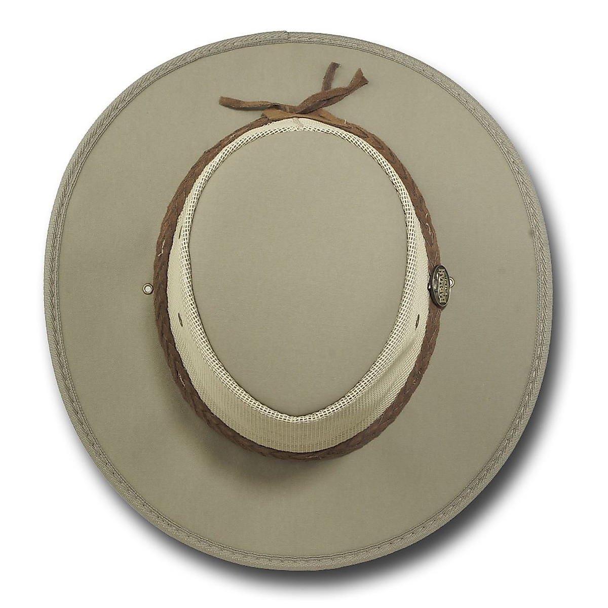 Barmah Hats Canvas Drover Hat 1057BE / 1057KH / 1057BR / 1057BL - Khaki - XLarge