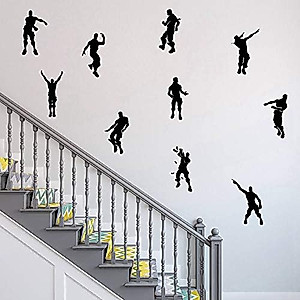 Game Wall Decal Wall Sticker Poster Dancing Decal Nursery Boys Room Wall Vinyl Decal Game Stickers(13.8" x 22.8")