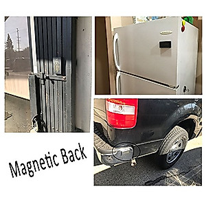 TRUVUE 3 Pack Magnetic Key Holders for Hiding Spare Keys | Size 3" X 1.75" X 0.5" Each | Rust Resistant & Weather Resistant Case | Great for Hiding Keys and Small Objects to Metal Surfaces